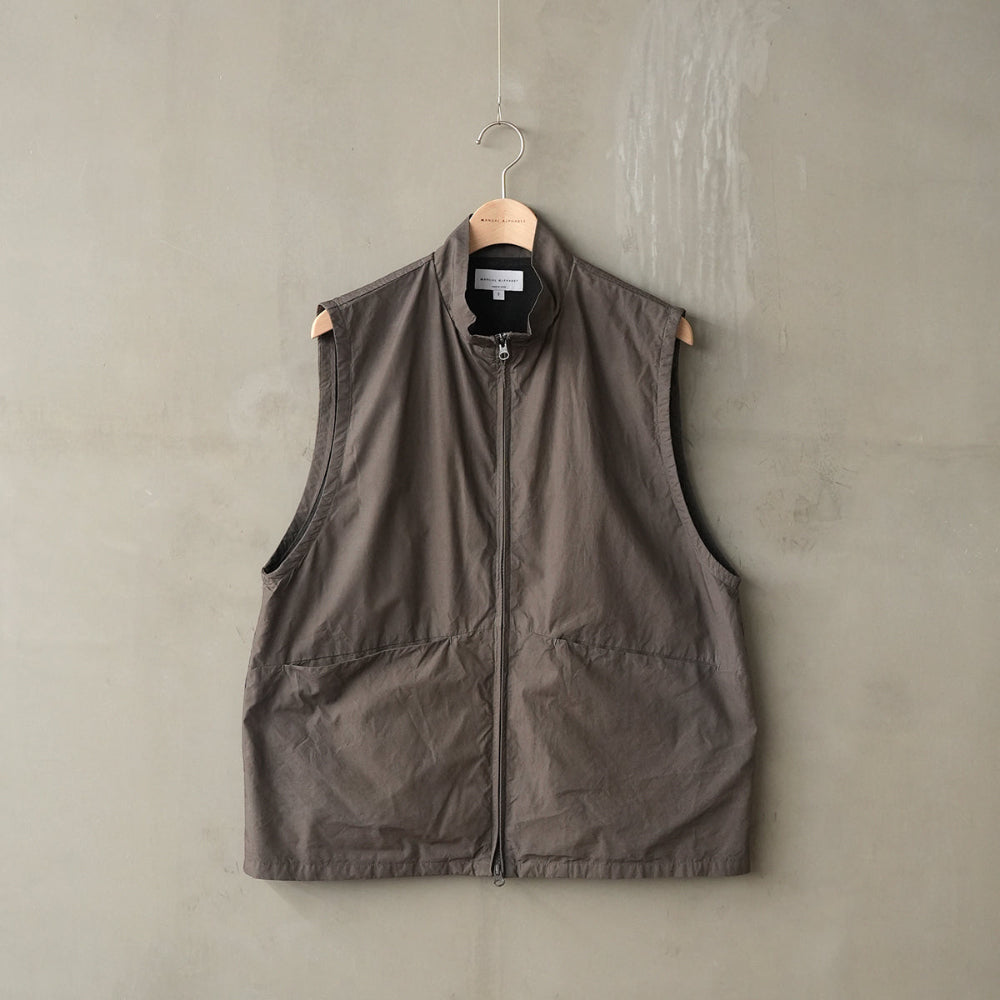O/D TYPEWRITER ZIP UP VEST – MANUAL ALPHABET ONLINE STORE