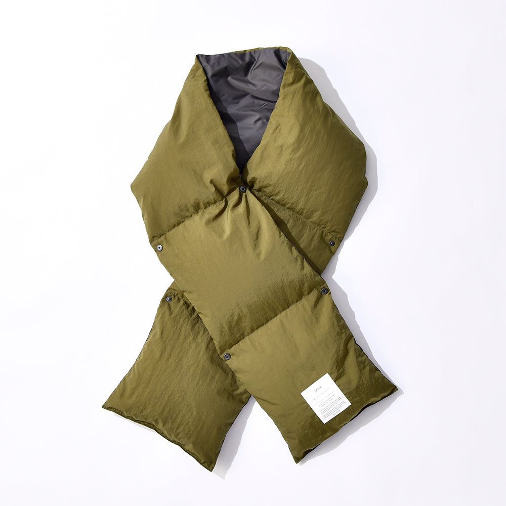 NANGA×MANUAL ALPHABET SBF MS DOWN SCARF – MANUAL ALPHABET ONLINE STORE